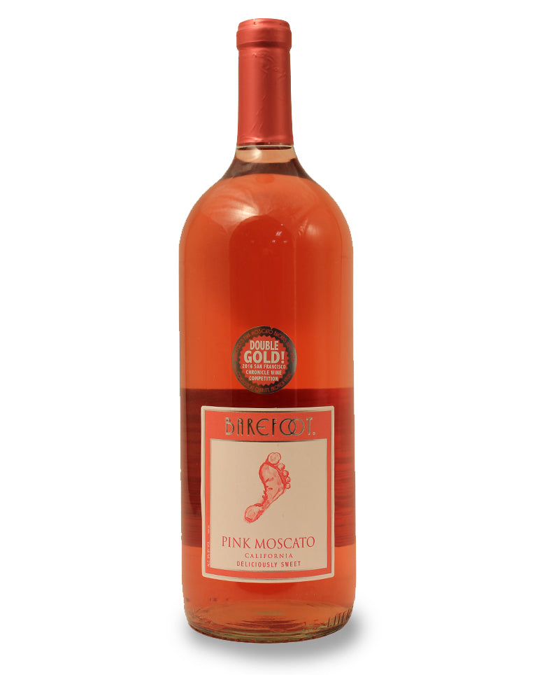BAREFOOT PINK MOSCATO 1.5L – Triphammer Wines and Spirits