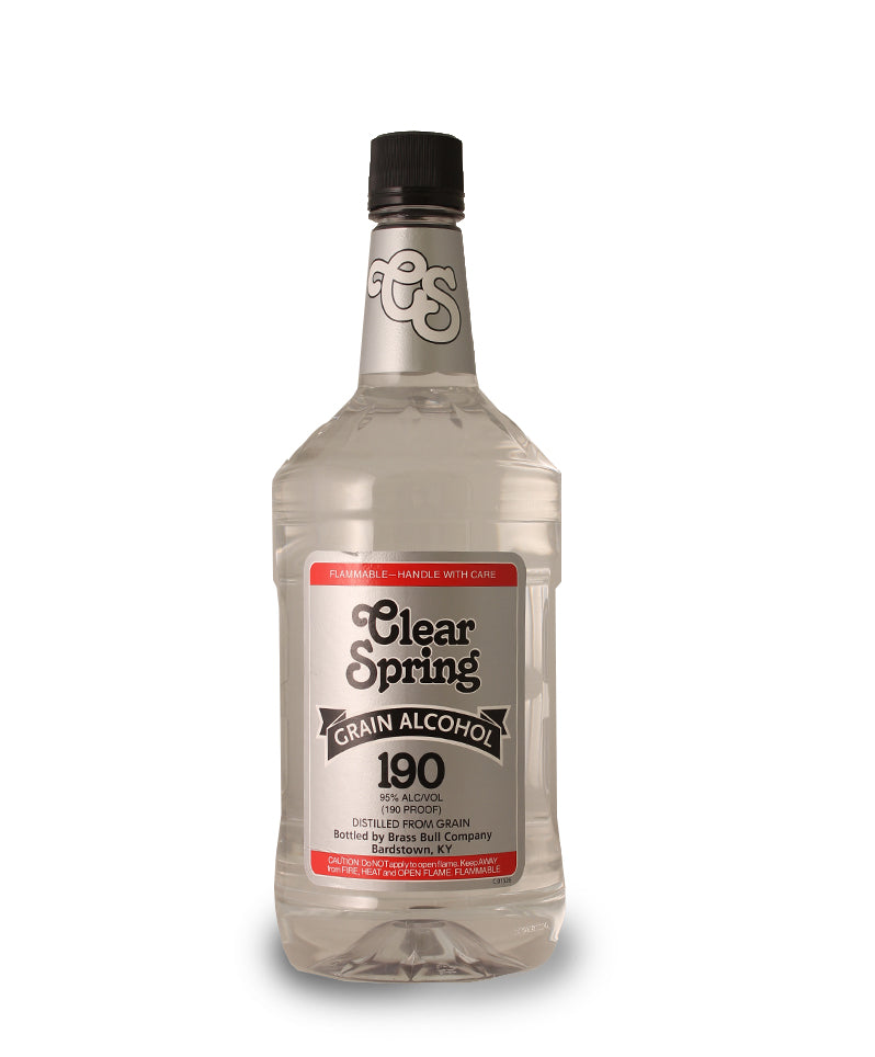 CLEAR SPRING GRAIN ALCOHOL 190P 1.75L – Triphammer Wines and Spirits