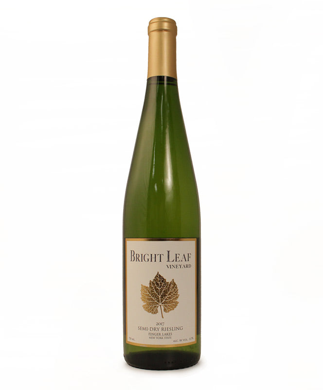 BRIGHT LEAF SEMI DRY RIESLING 750ML – Triphammer Wines and Spirits