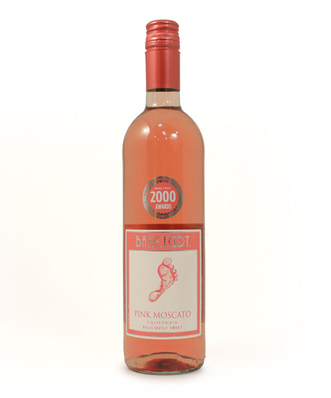 BAREFOOT PINK MOSCATO 750ML – Triphammer Wines and Spirits